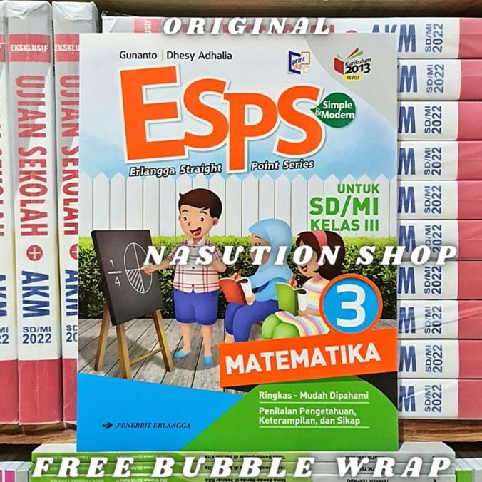 Jual Buku ESPS Matematika Kelas 3 SD/MI Erlangga | Shopee Indonesia