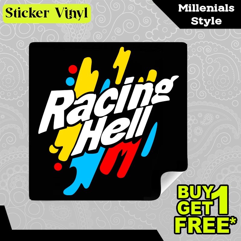 Jual Stiker Sticker Racing Hell Otomotif Balap Motor dan Mobil ...