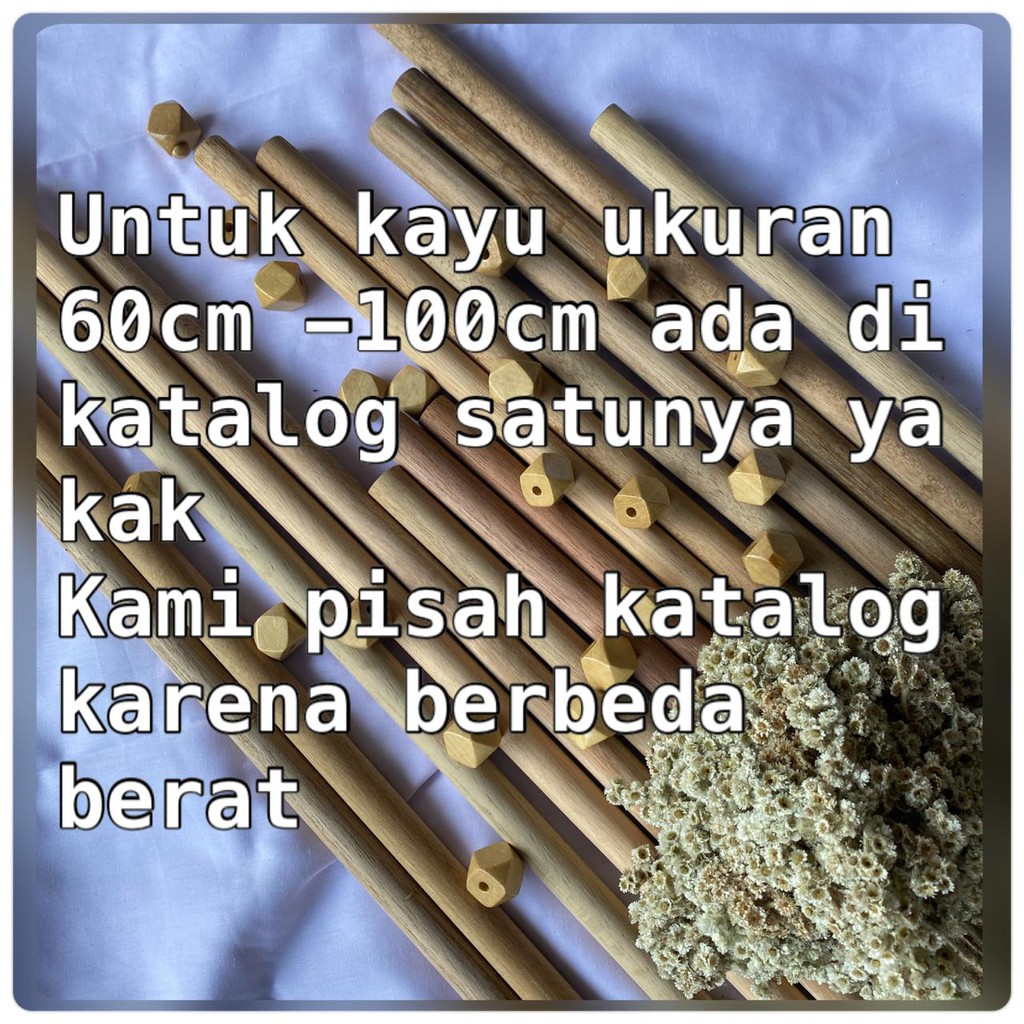 Jual Kayu macrame dowel kayu ramin bulat PART 1 | Shopee Indonesia