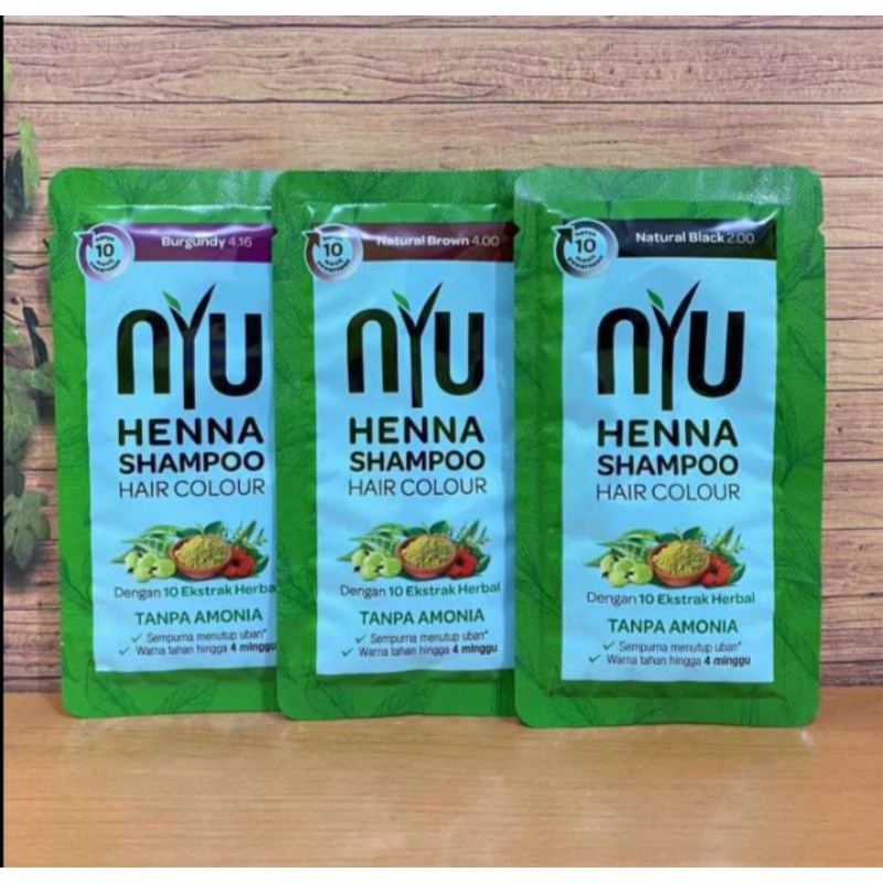Jual NYU henna shampoo/shampo Nyu | Shopee Indonesia