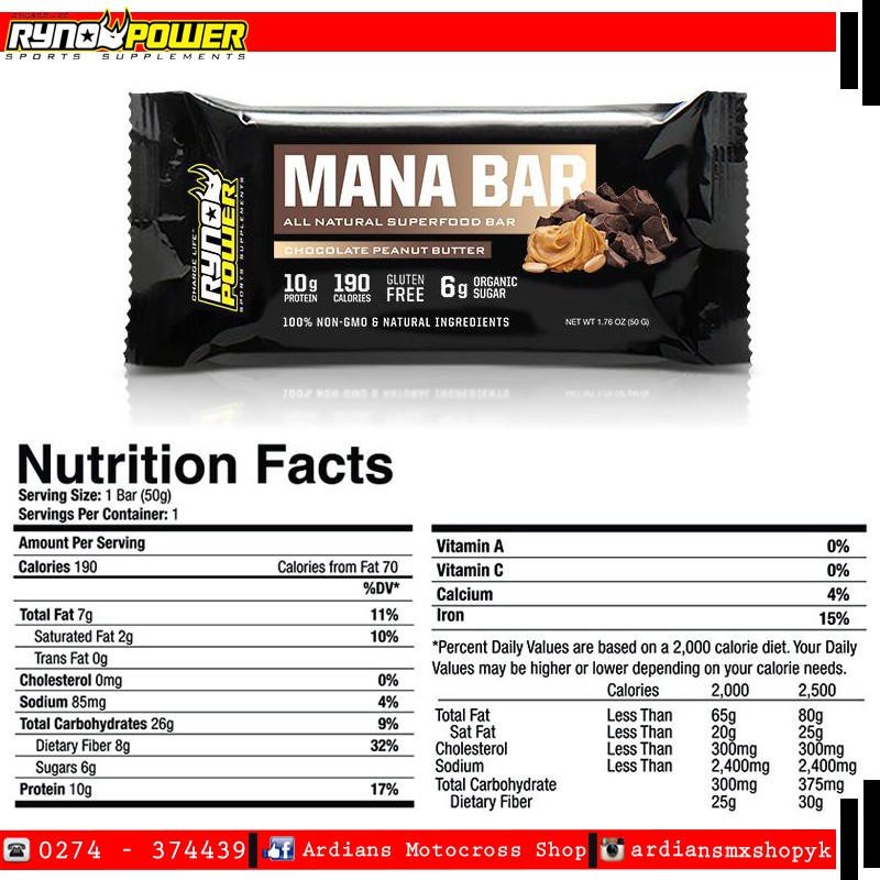Jual RYNO POWER - SUPLEMEN - MANA BAR - SNACK - KUDAPAN - CEMILAN ...