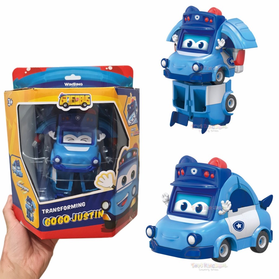 Jual Toys Kingdom Gogo Bus Transforming Gogo Justin Robot Gogobus ...