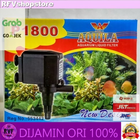 Jual POMPA AQUARIUM AQUILA P 1800POWER HEAD POMPA CELUPPOMPA AIR ORI ...