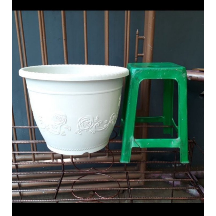 Jual pot 50 putih besar mewah, tabulapot putih, pot mio 50 khusus ...