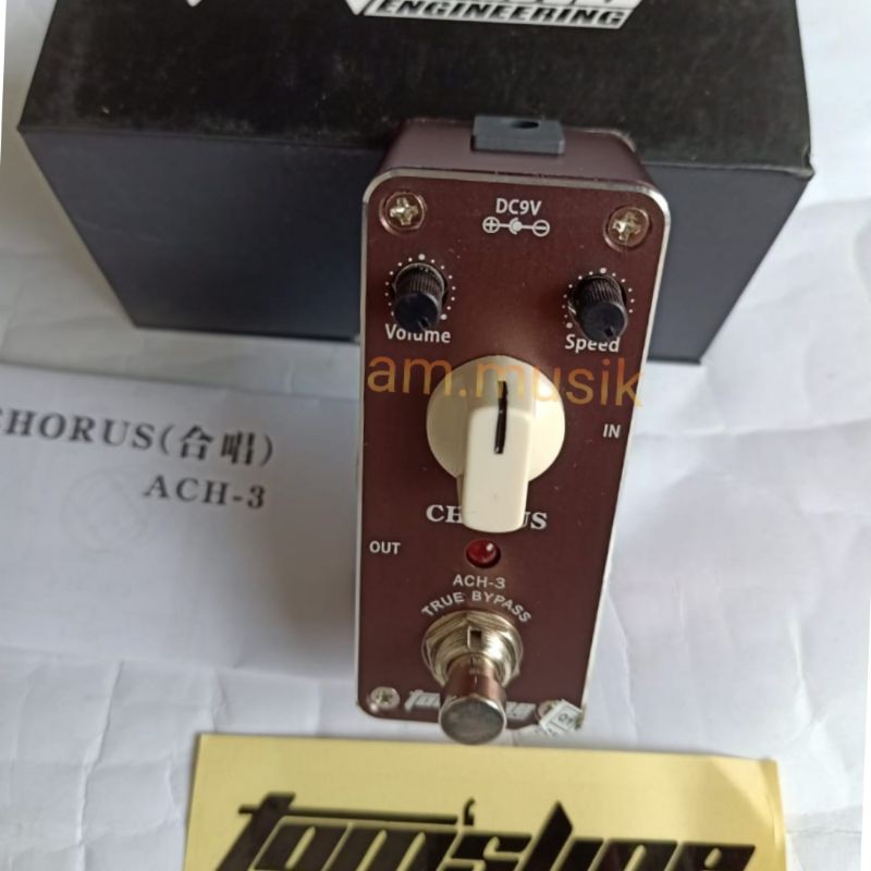 Jual AROMA TOMSLINE ACH 3 CHORUS EFEK PEDAL GITAR ACH3 | Shopee Indonesia