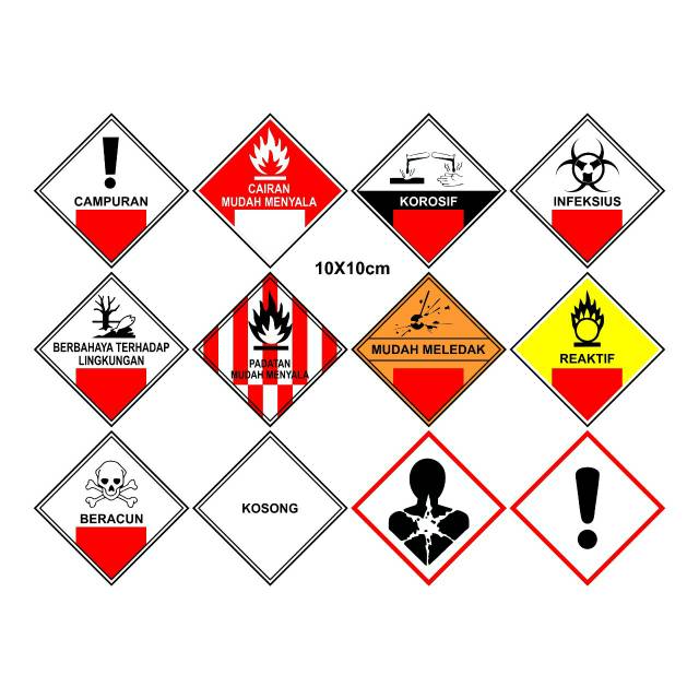 Jual Sticker Label Berbahaya Limbah B3 | Shopee Indonesia