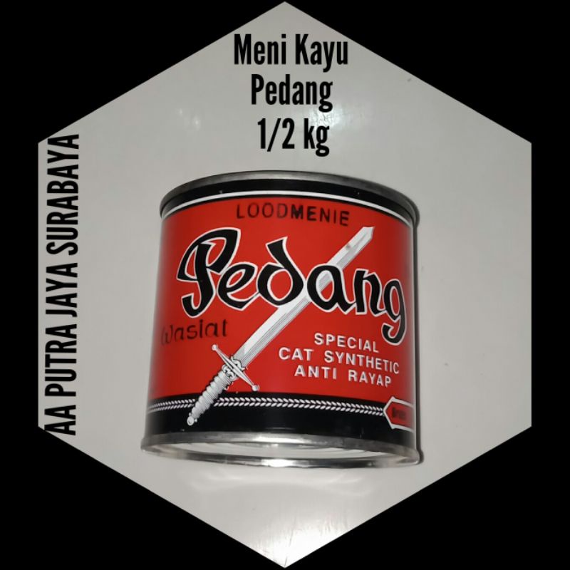 Jual Meni Kayu cap Pedang 500 gram 1/2 kg Loodmenie | Shopee Indonesia