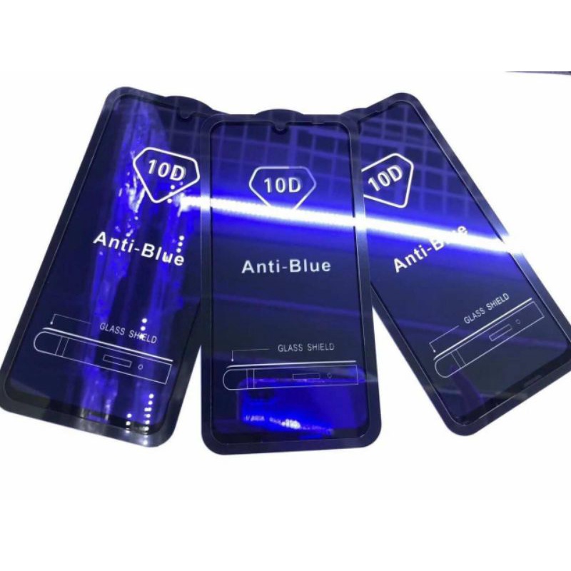 Jual [VN] TG Tempered Glass Blue 10D Full Cover anti radiasi all tipe ...