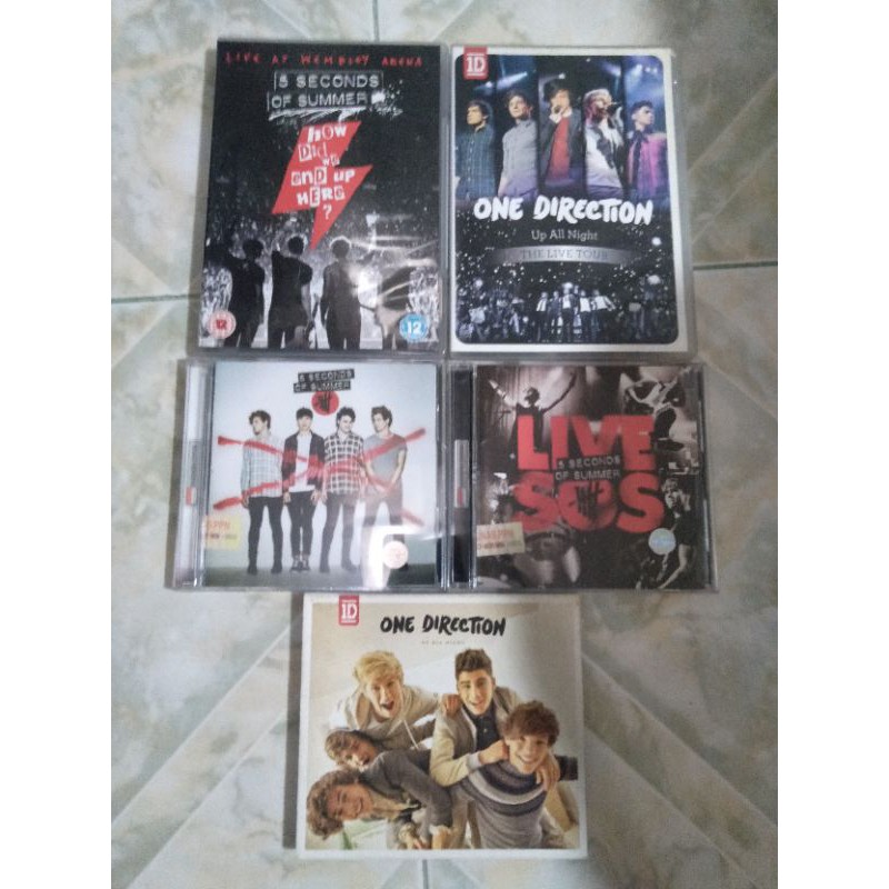 Jual Album 1D 5SOS LiveSOS / self-titled / up all night (UAN) // DVD ...