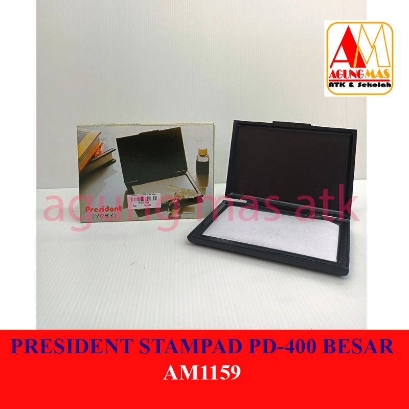 Jual PRESIDENT STAMP PAD PD-400 BESAR | Shopee Indonesia