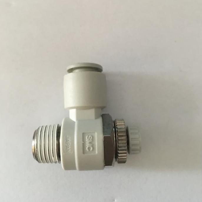 Jual fitting pneumatic SMC speed control 6-m5 selang 6mm Drat m5 pn3u ...