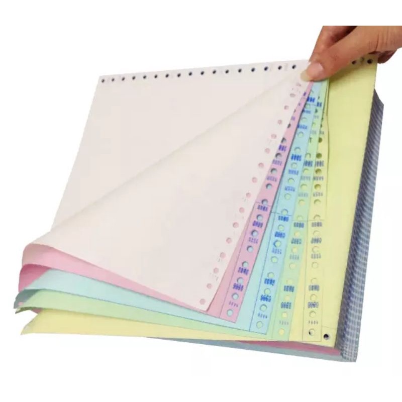 Jual KertasCF Kertas Continuous form 4 Ply 9,5" x 11"/24cm x 28cm/A4 ...