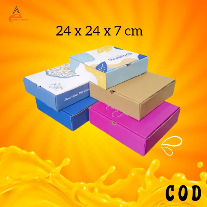 Jual Box 24x24x7 cm kotak kado kardus kerdus hampers kemasan giftbox ...
