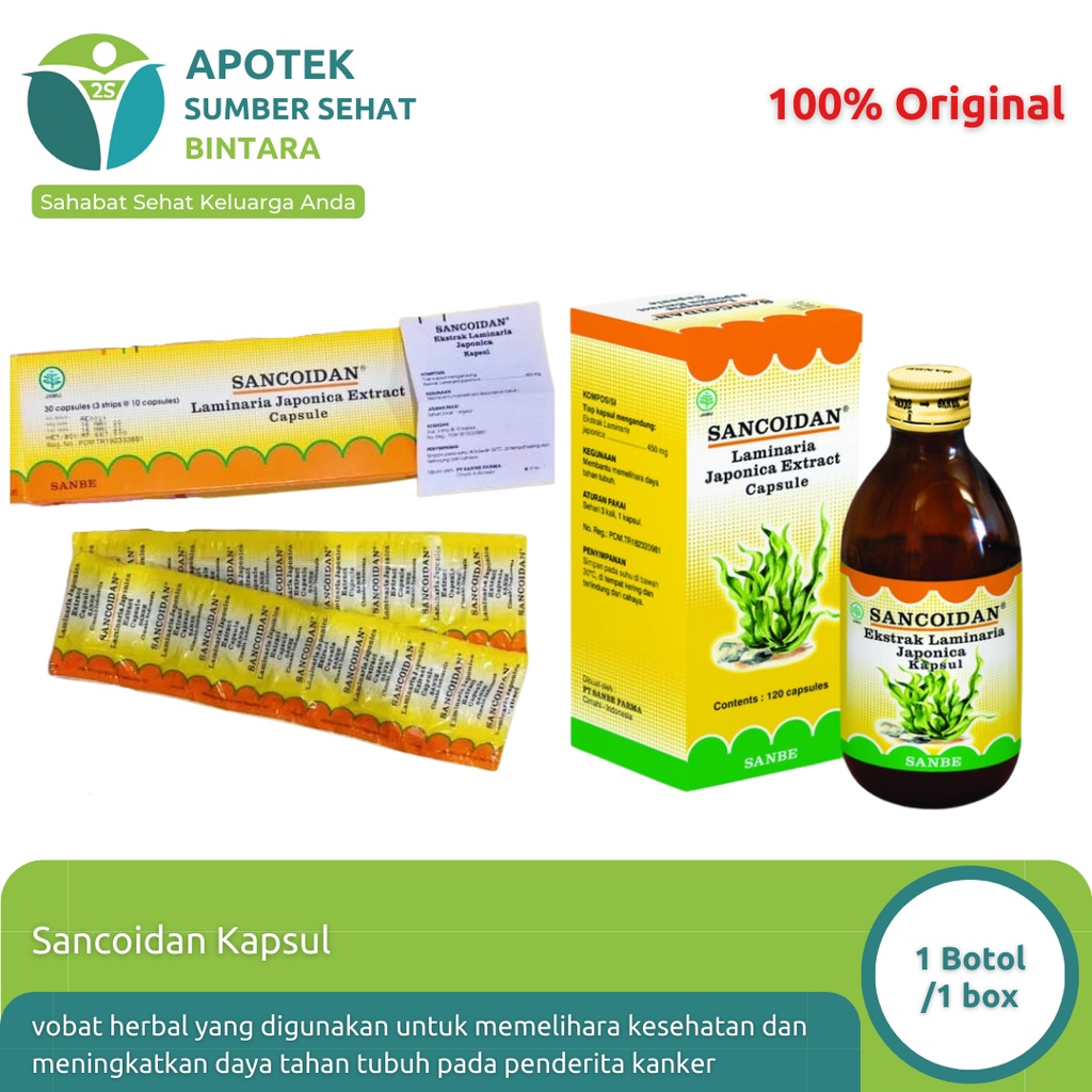 Jual Sancoidan Vitamin Daya Tahan Tubuh 1 Botol/1 Box | Shopee Indonesia