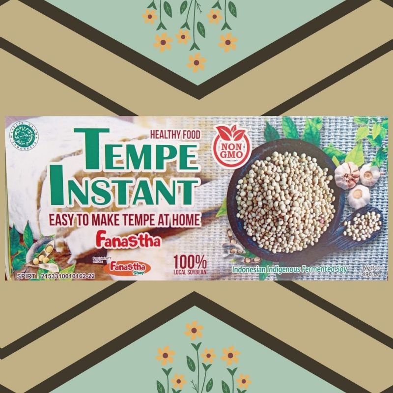 Jual TEMPE INSTAN ORGANIK NON GMO BEBAS PESTISIDA 490 gram isi dua pack ...