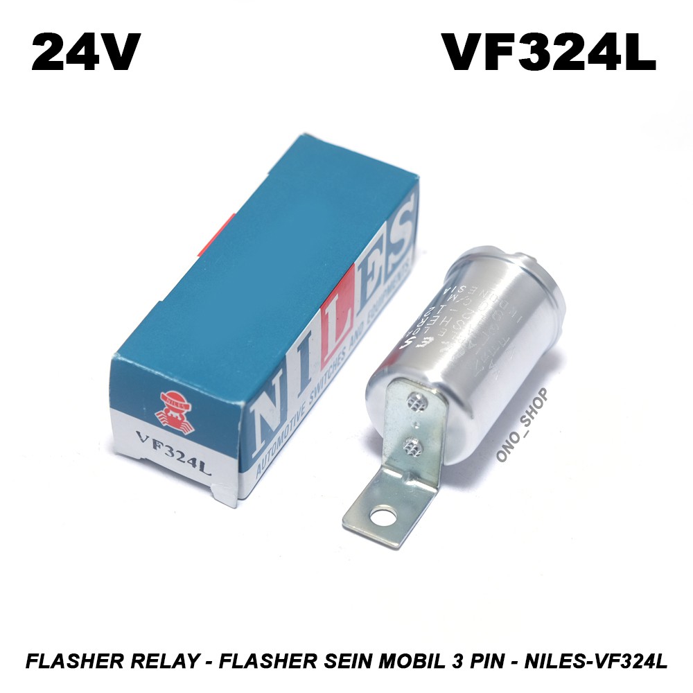 Jual Flasher Relay - Flasher Sein Mobil 3 Pin - Niles-VF324L | Shopee ...