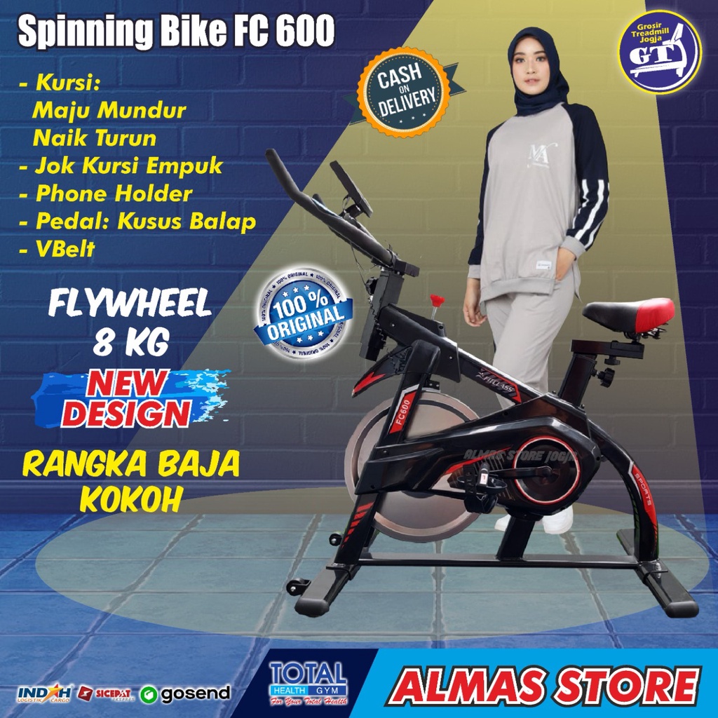 Jual Sepeda Statis Fitness Olahraga Gym Static Dirumah Alat Fitnes ...
