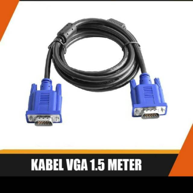 Jual Kabel VGA Male to Male 1.5m | Shopee Indonesia