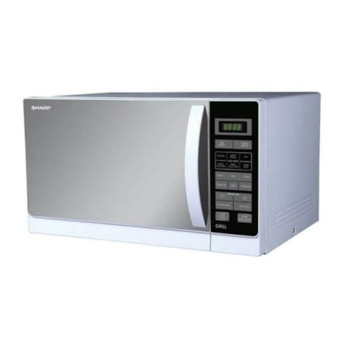 Jual SHARP R-728R Compact Grill Microwave oven 25L Lc | Shopee Indonesia