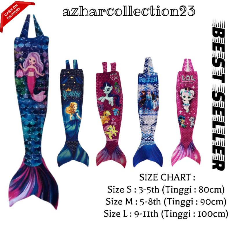 Jual baju renang mermaid baju duyung baju kostum mermaid kostum putri ...