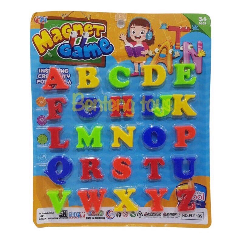 Jual Mainan ABC Magnet Alphabet | Shopee Indonesia