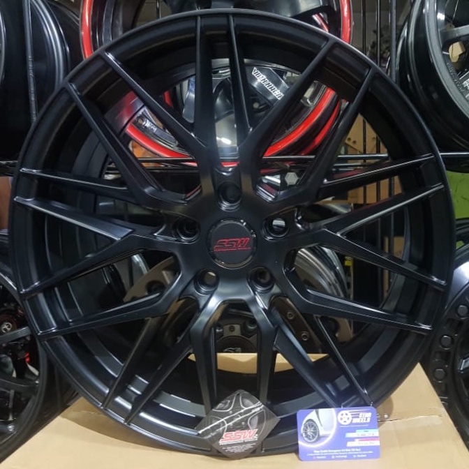 Jual Velg Mobil SSW S348LP R18 x7,5 5x114,3 +40,(BKM, FPBK/GCBK,HB ...