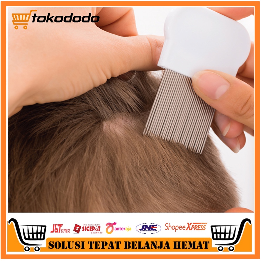 Jual Sisir Serit Kutu Rambut Stainless Besi Bagus Tebal Dan Tidak Licin ...