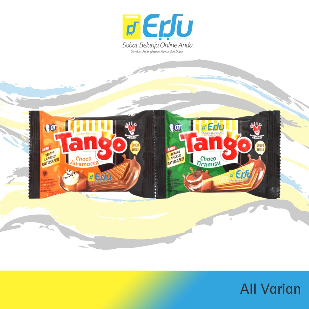 Jual VARIAN Tango Wafer Choco Series Tiramisu & Java Mocca Kemasan 21gr ...