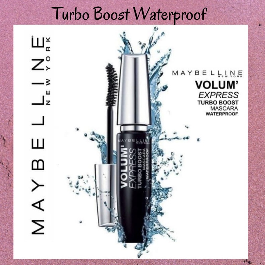Jual M4ybellin3 Mascara Volume Express Turbo Boost Waterproof Maskara M4ybellin3 Termurah jihan ...