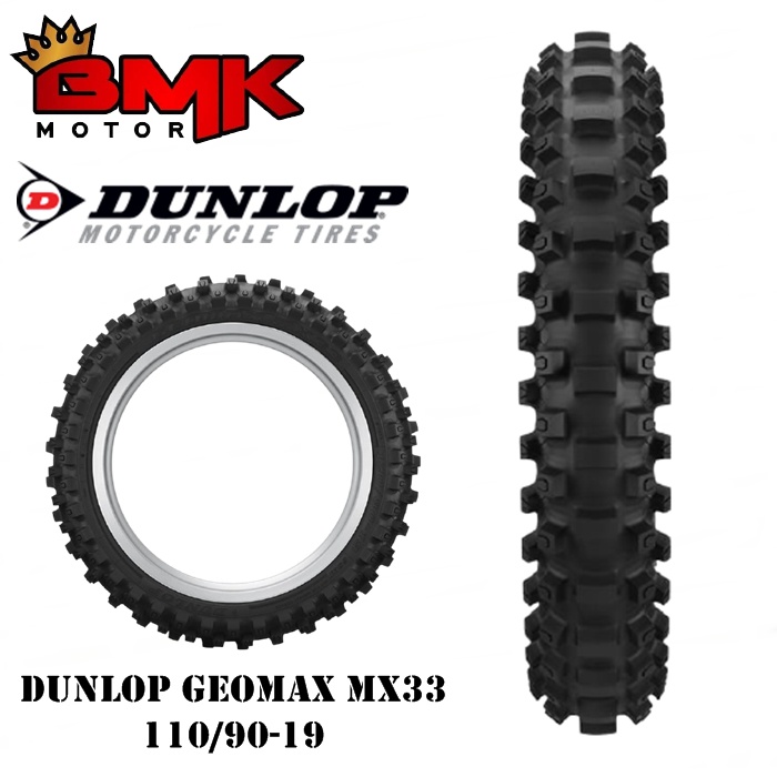 Jual BAN MOTOR TRAIL DUNLOP GEOMAX MX33 110/90-19 TUBETYPE | Shopee Indonesia