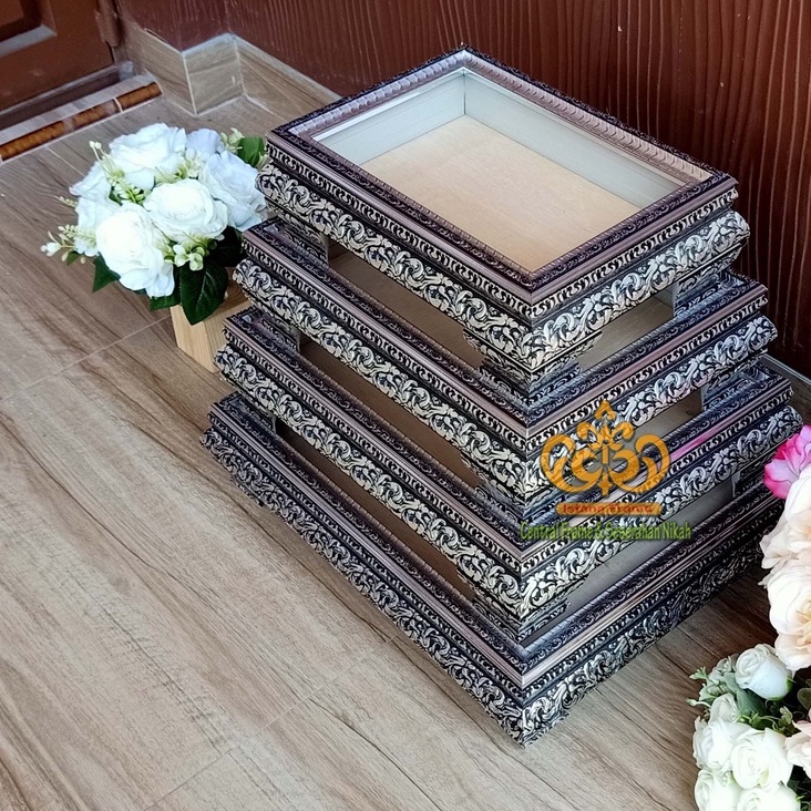 Jual KOTAK BAKI BOX SESERAHAN NIKAH DOUBLE FRAME KAKI (BAKI SAJA ...