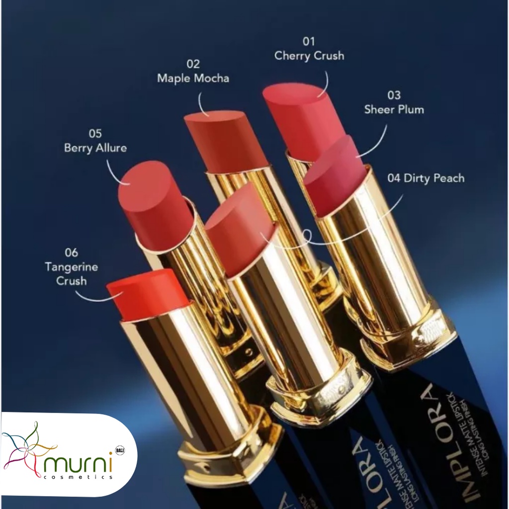 Jual IMPLORA INTENSE MATTE LIPSTICK LONG LASTING FINISH 3.5G | Shopee ...