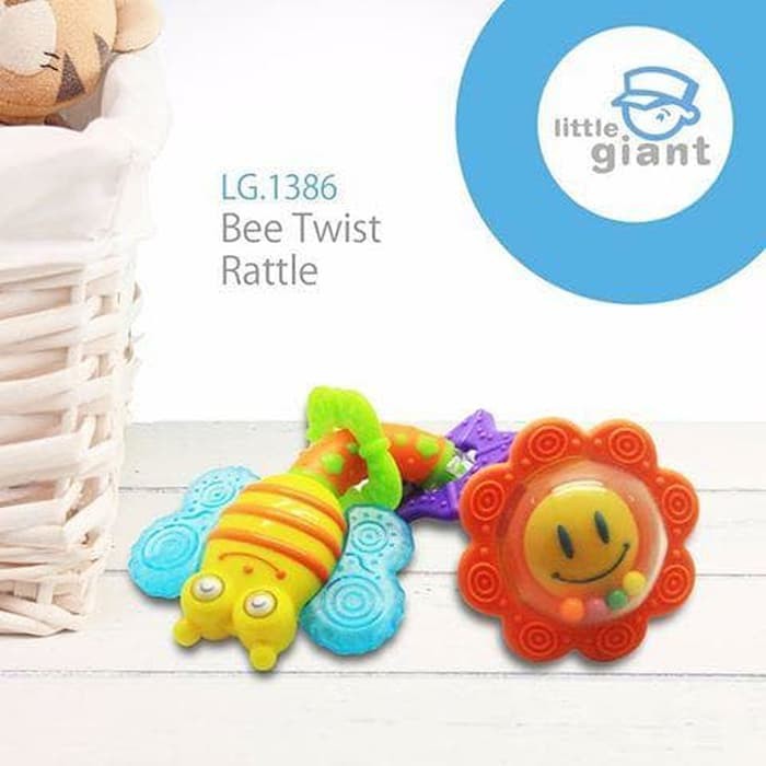 Jual LUCKYBS Little Giant Bee Twist Rattle | Shopee Indonesia