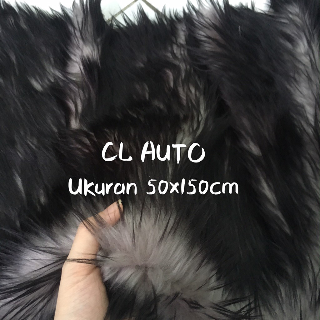 Jual BULU DASHBOARD UKURAN PANJANG 150CM X LEBAR 50CM WARNA ABU GRADASI ...