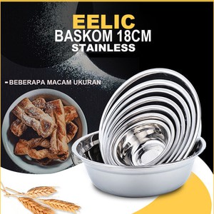 Jual EELIC BAS-18CM Baskom Stainless Stell | Shopee Indonesia