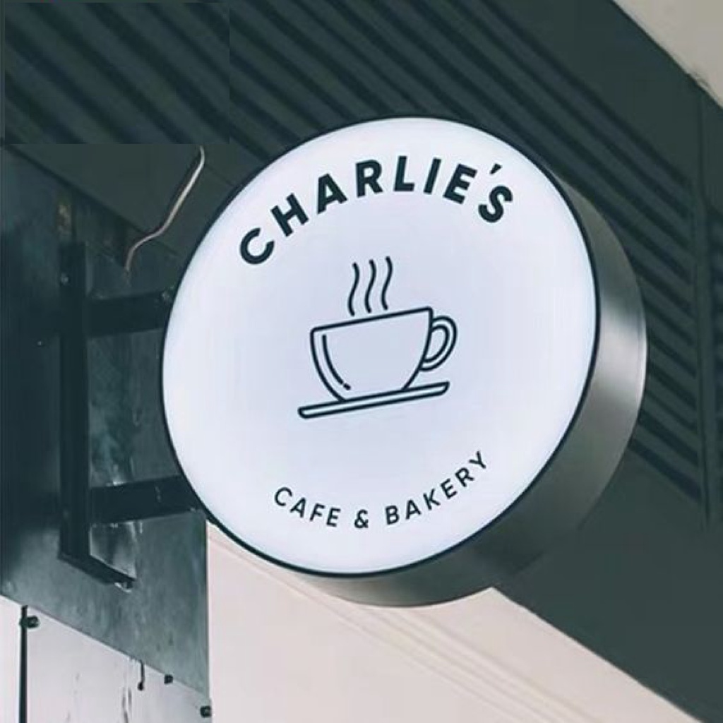 Jual NEON BOX NeonBox 40 CM BULAT AKRILIK CUSTOM 2 SISI PREMIUM ...