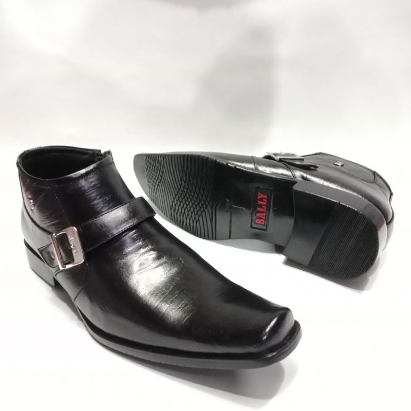 Jual Pantofel Boots Pria/ Bally / Kulit Asli / Sepatu Formal Pria ...