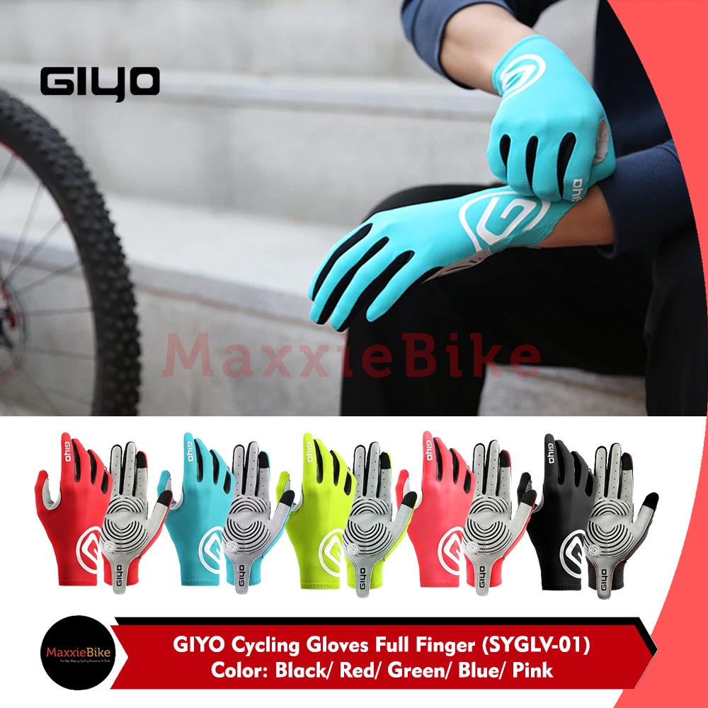 Jual GIYO S02-L Sarung Tangan Sepeda Bike Glove Full Finger Cycling ...