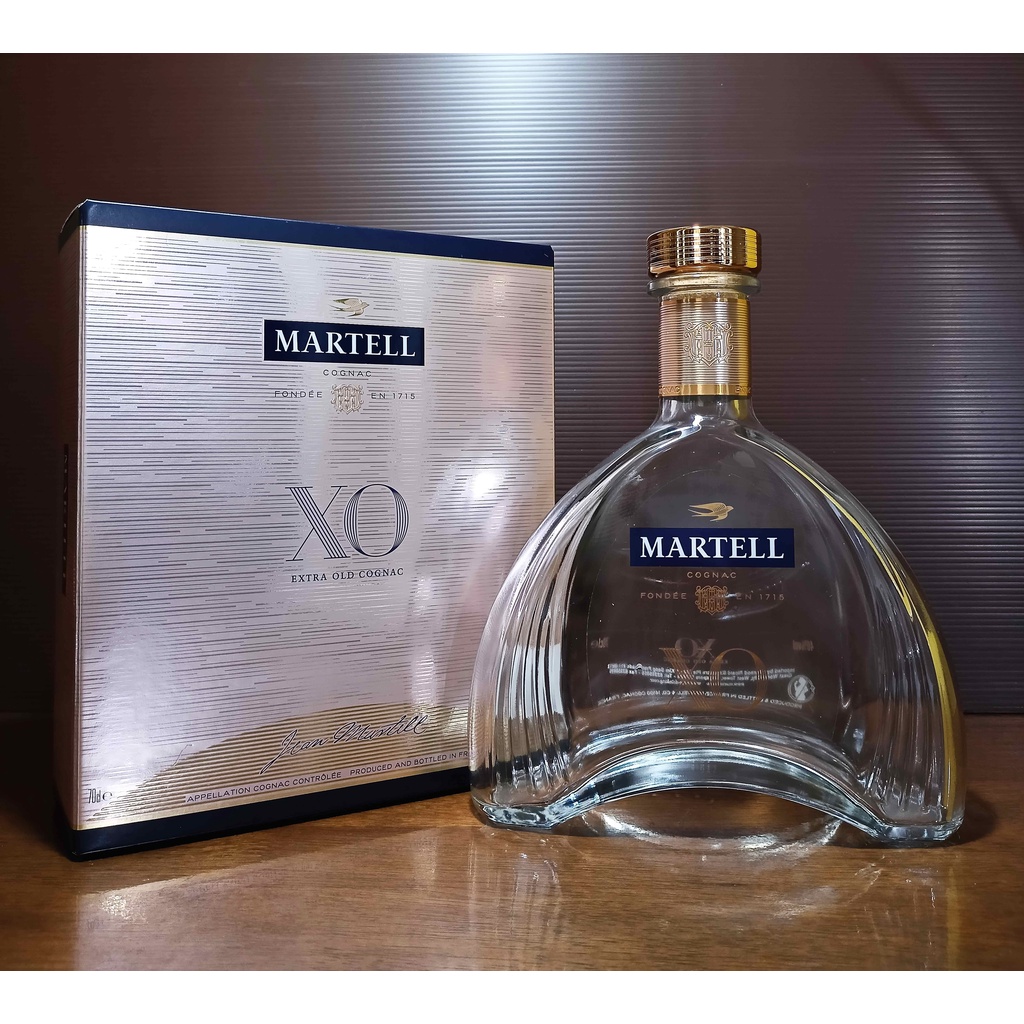 Jual Botol bekas miras Martell Jean XO 700 ML Rare + Box | Shopee Indonesia