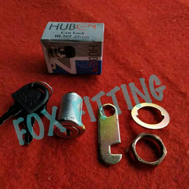 Jual Kunci Loker Kait Cam Lock 25 mm / Locker / Lemari / Box Panel / Box Motor merk Huben HL 103 ...