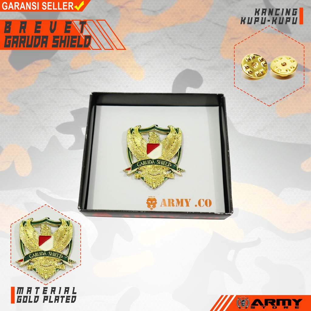 Jual brevet wing garuda shield hijau | Shopee Indonesia