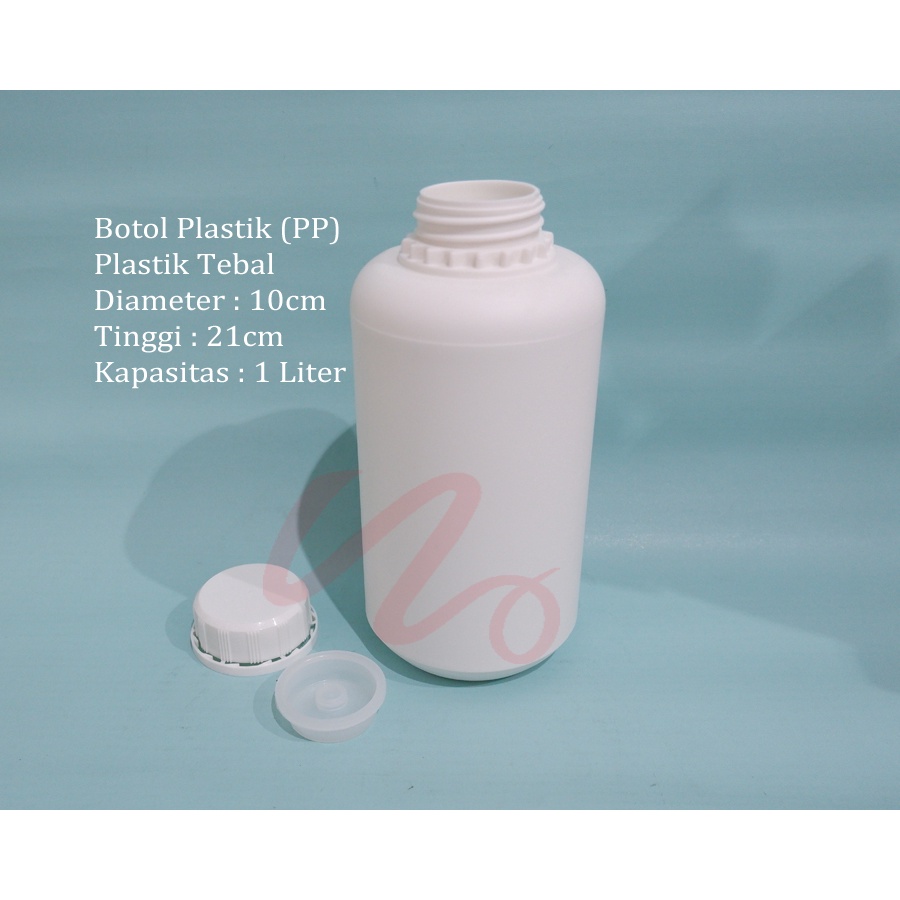 Jual Botol Sampel Plastik 1 Liter Putih Susu, Lokal | Shopee Indonesia