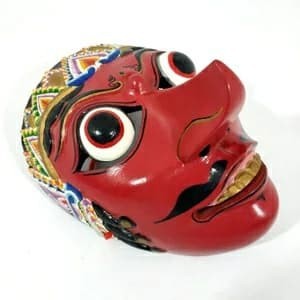 Jual Topeng Tari Kelana Klana Kayu Wajah Tokoh Wayang Rahwana Buto ...