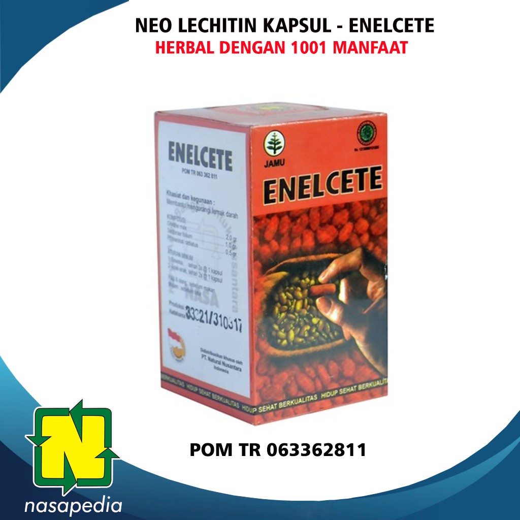 Jual ENELCETE NEO LECHITN KAPSUL OBAT DIABETES OBAT GAGAL GINJAL OBAT ...