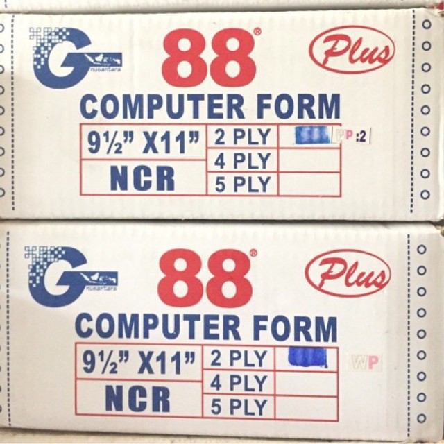 Jual Kertas komputer / Computer form 2 PLY (250 SHEETS) | Shopee Indonesia
