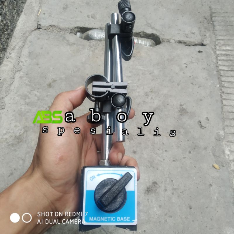 Jual Magnetic Stand Base Stang Dial Pick Test Dudukan Dial Indicator