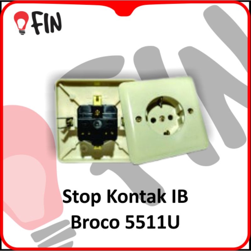 Jual Stop Kontak IB Broco 5511U | Shopee Indonesia