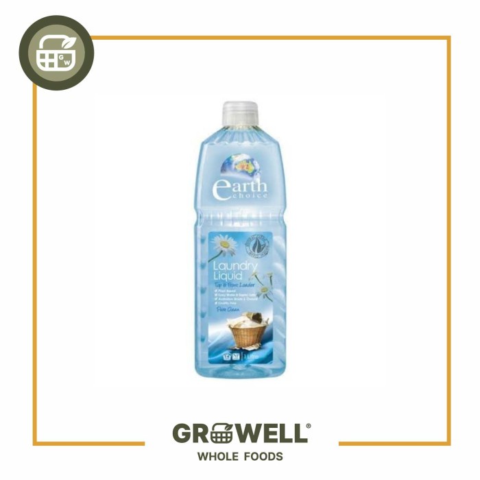 Jual Earth Choice Laundry Liquid 1Lt | Shopee Indonesia