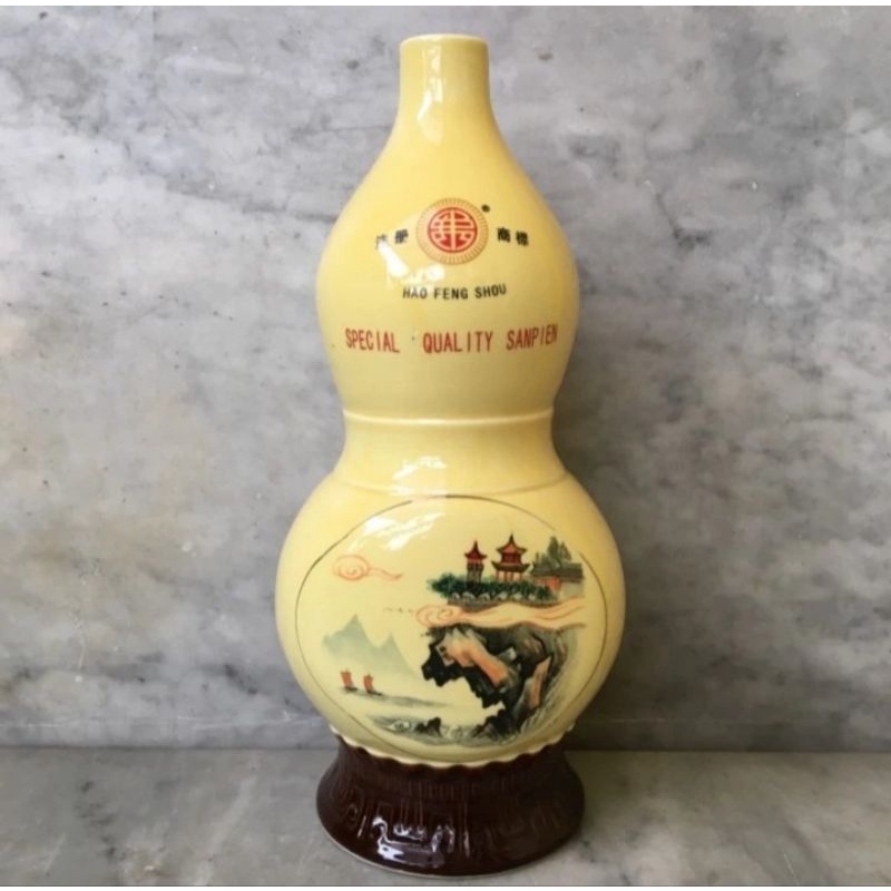 Jual Botol keramik labu pajangan antik type D | Shopee Indonesia