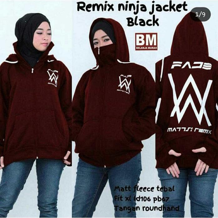 Jual Stok Terbatas!! Cv Jkt Ninja Maron Jacket | Shopee Indonesia